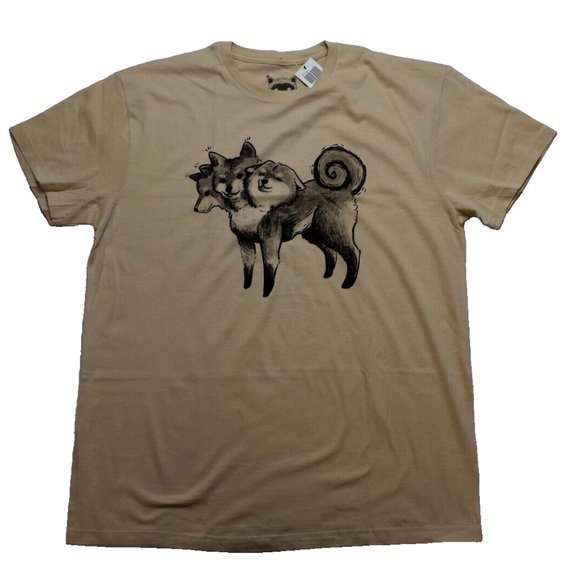 Hot Topic | Shirts | Threeheaded Shiba Tshirt By Guild Of Calamity ...